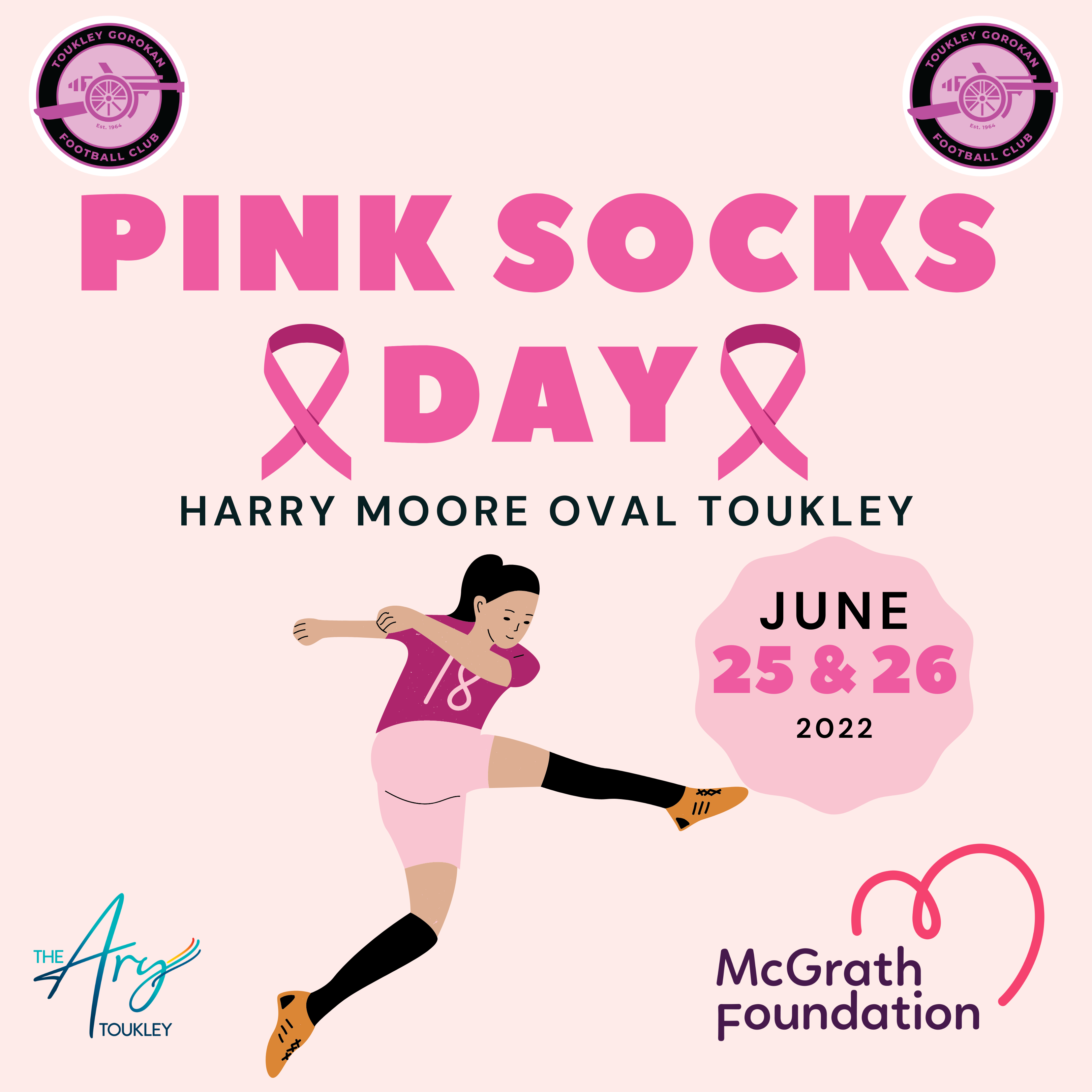 Toukley Gorokan FC Pink Socks Round - Central Coast Football